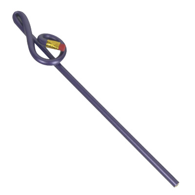 Lapiz - Color morado - Forma: clave de Sol - Soloflauta