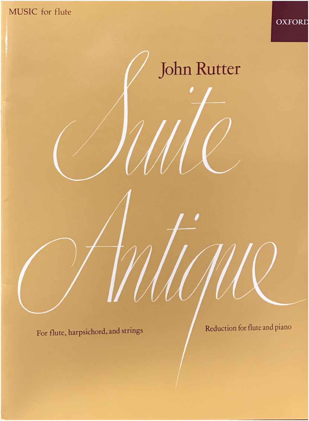 RUTTER: Suite Antique (flauta y piano) - Soloflauta