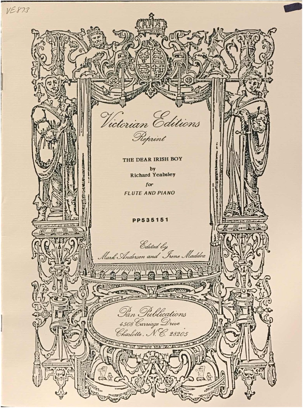 YEABSLEY: The Dear Irish Boy - Soloflauta